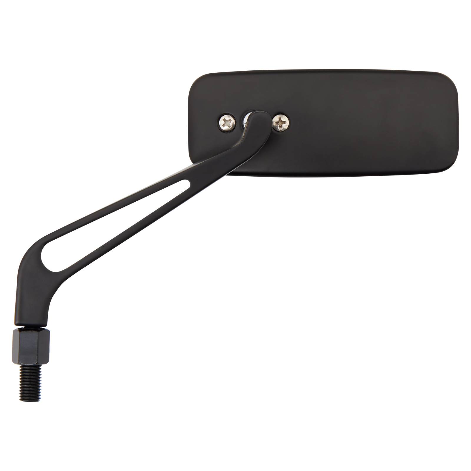 Ryde Black 10mm 8mm Rectangle Universal Motorcycle Mirrors Bike